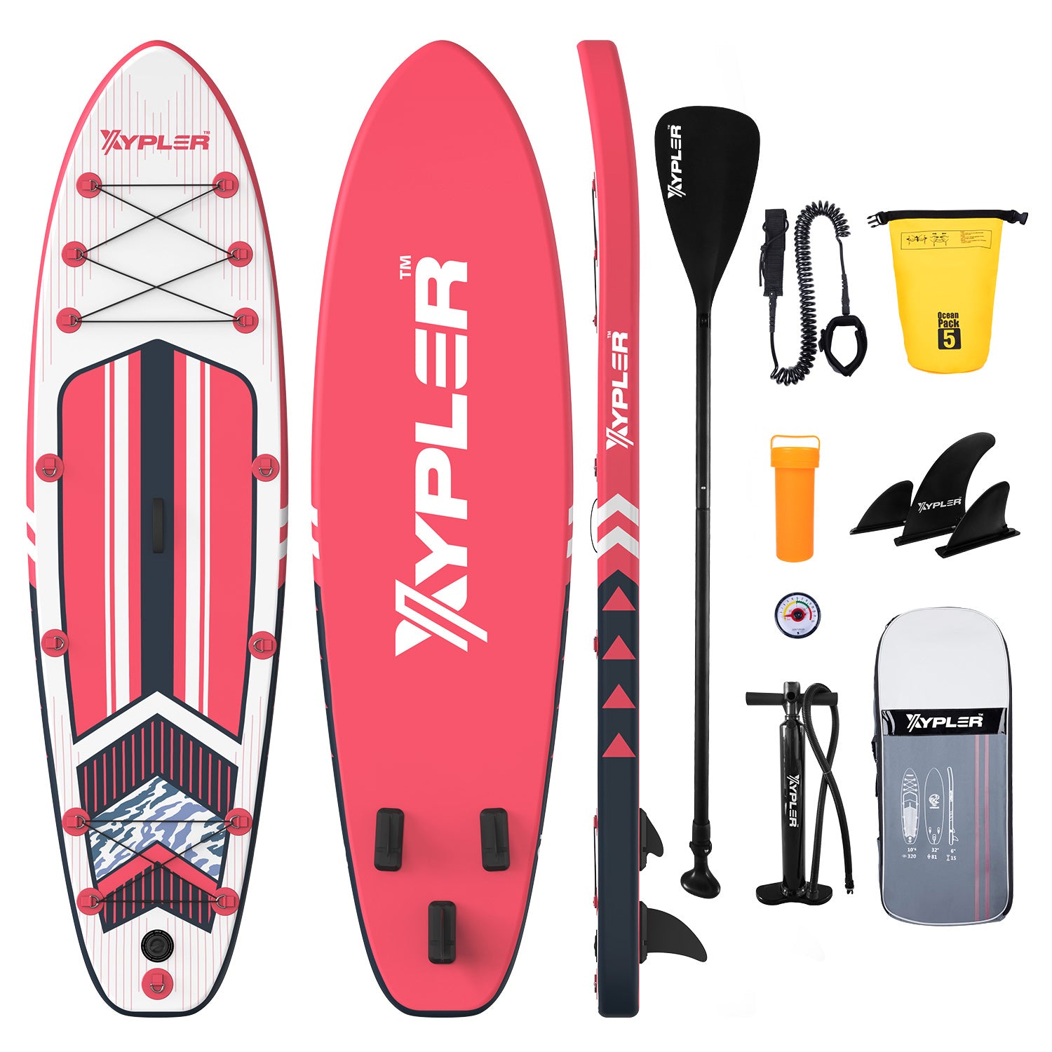 Pink Inflatable Paddleboard – Xypler